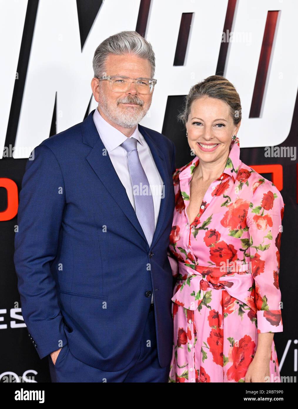 Director Christopher McQuarrie, left, and wife Heather McQuarrie attend ...