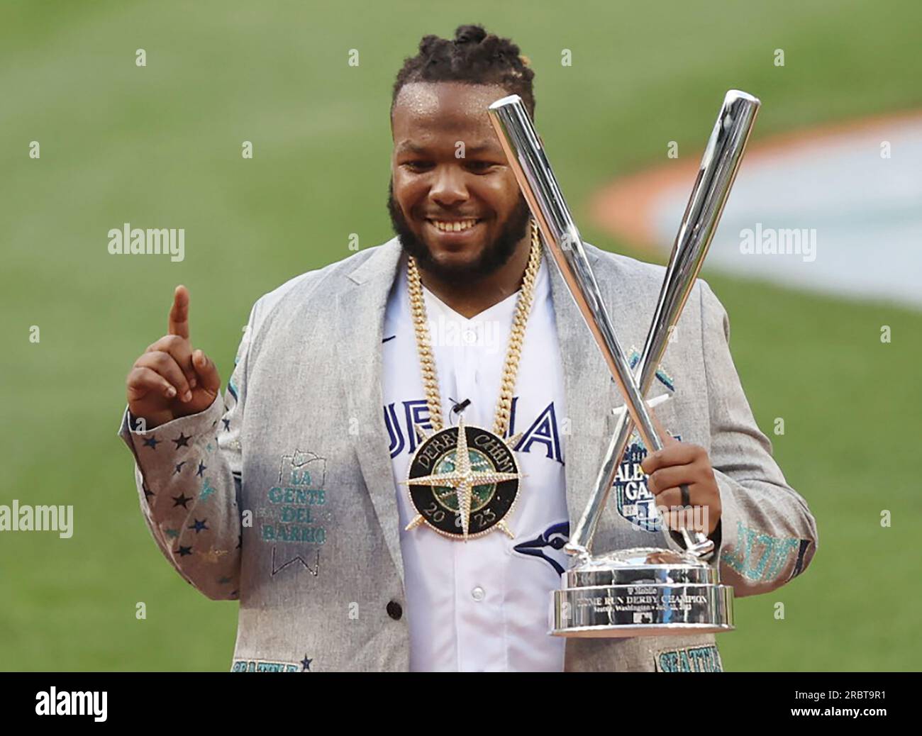 Seattle, United States. 10th July, 2023. Toronto Blue Jays Vladimir ...