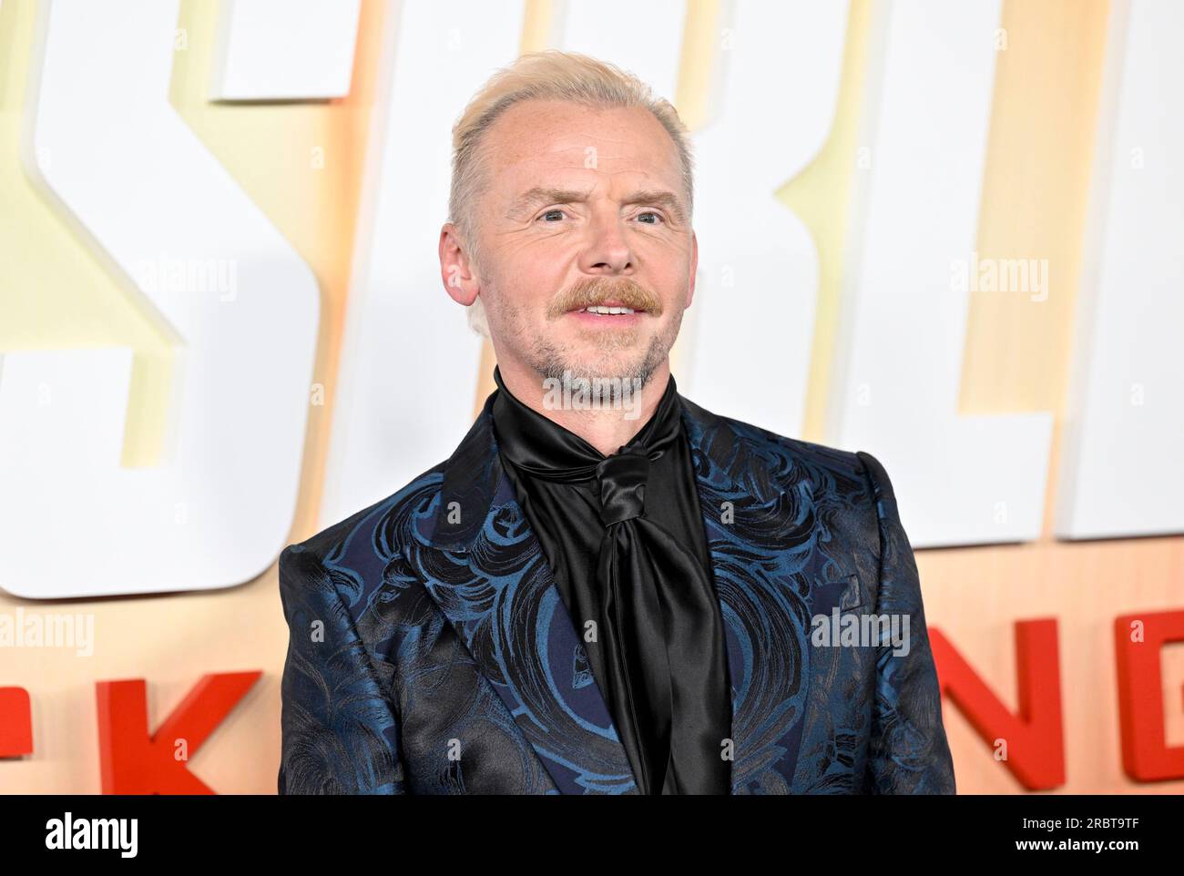 Simon Pegg attends the premiere of "Mission: Impossible - Dead ...
