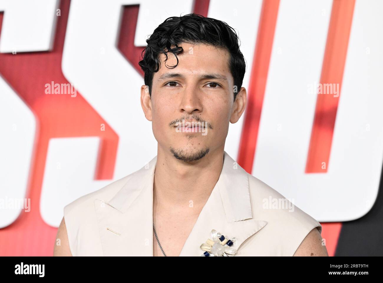 Danny Ramirez attends the premiere of "Mission: Impossible - Dead ...