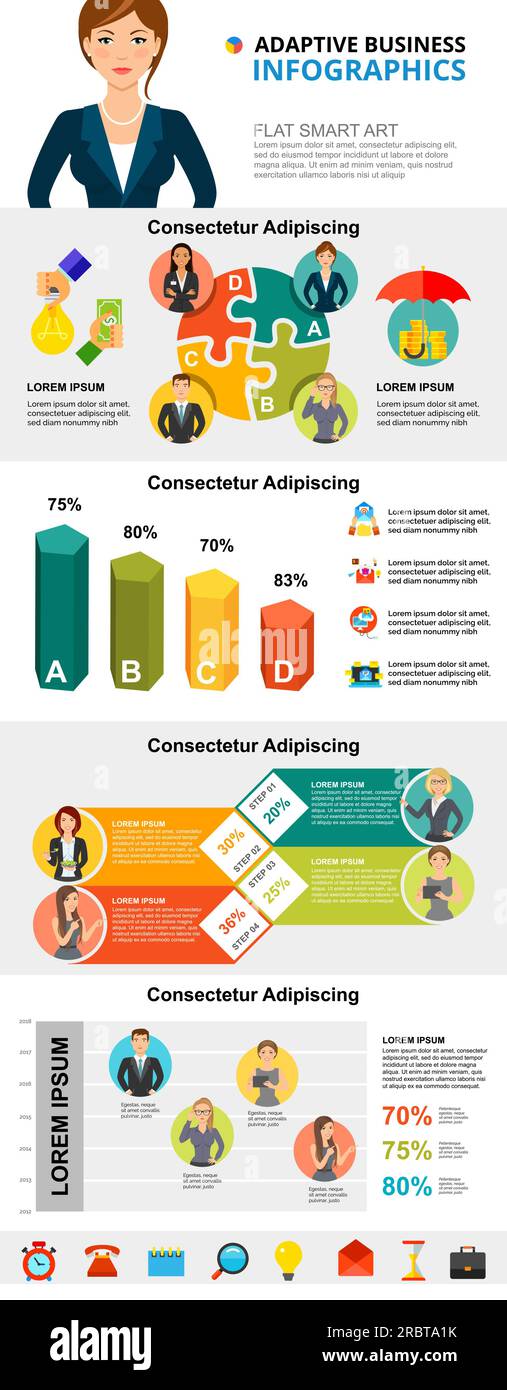 Charts review business people Stock Vector Images - Alamy