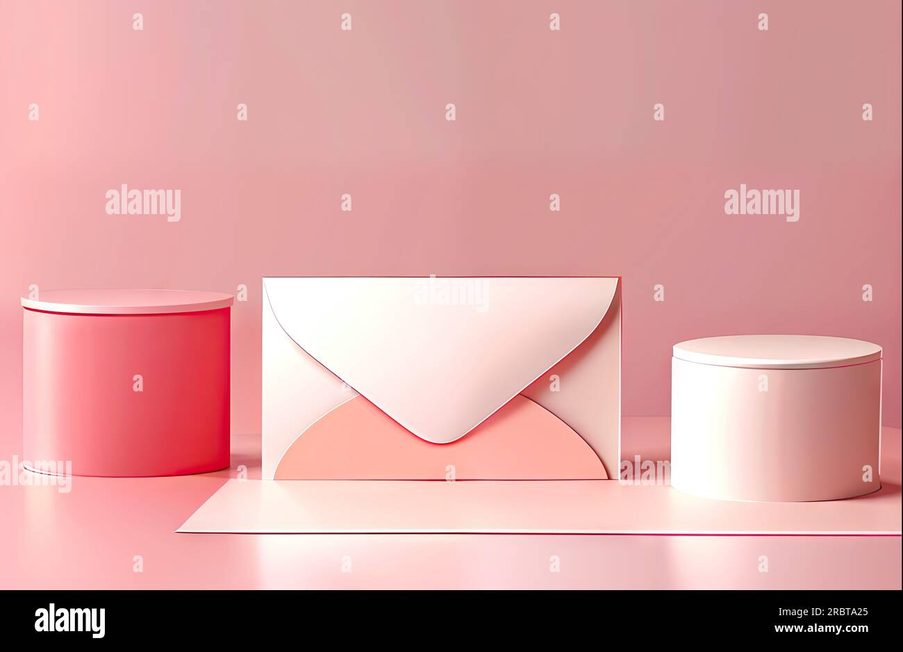 pink love Product Booth background Stock Photo - Alamy