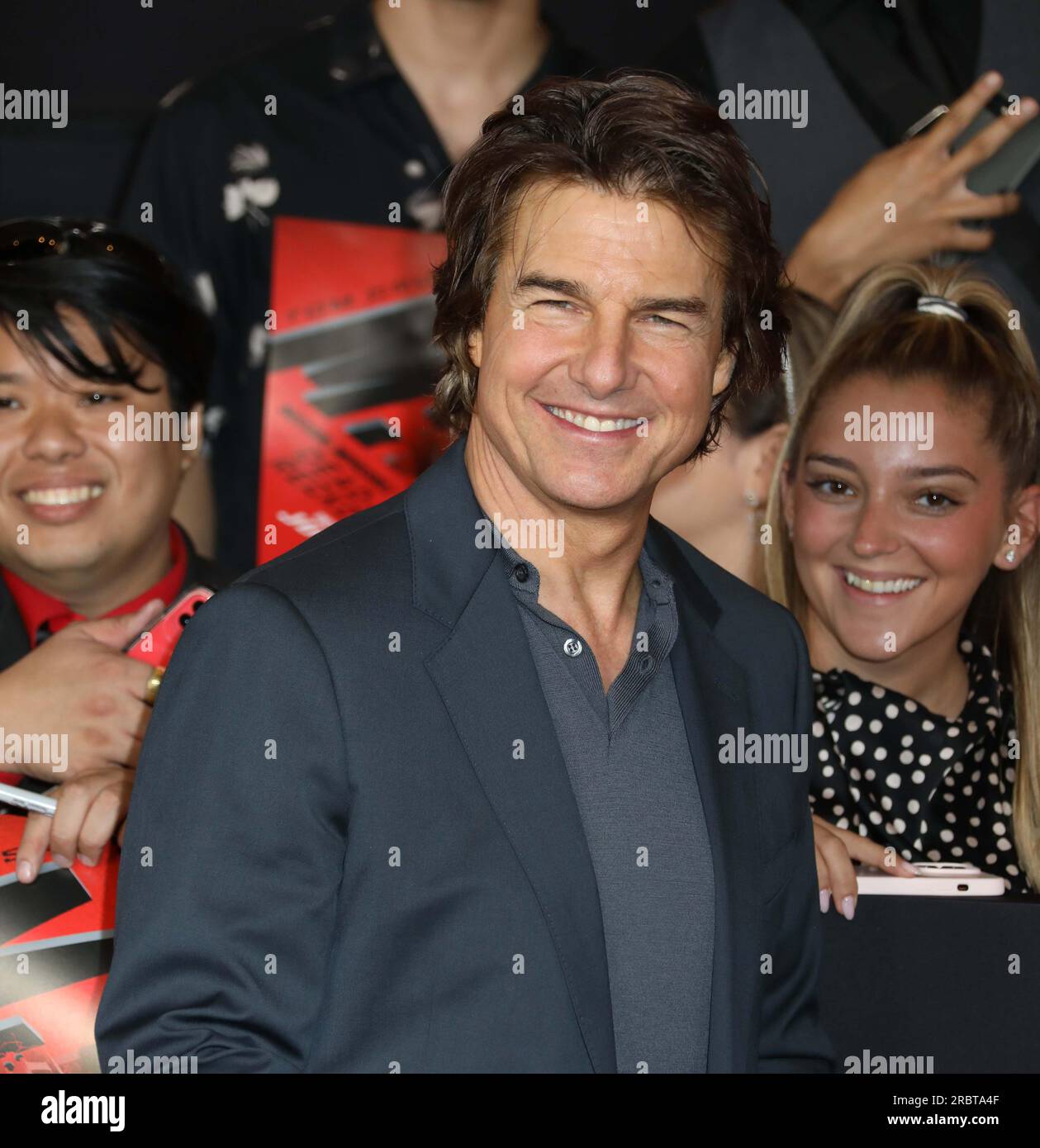 July 10, 2023, New York City, New York, USA: Actor TOM CRUISE poses ...