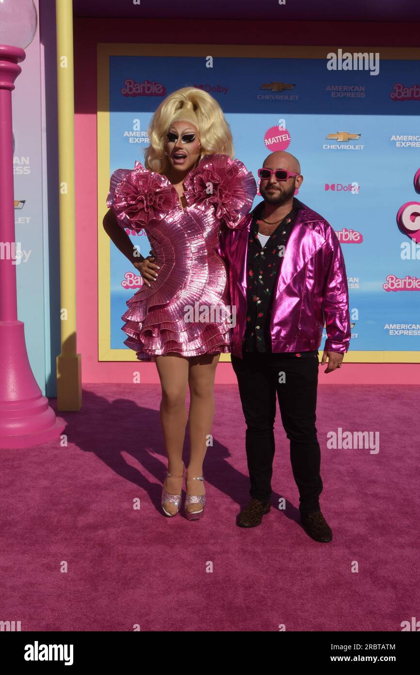 Los Angeles, California, USA 9th July 2023 Drag Queen Trixie Mattel, aka Brian Michael Firkus ...
