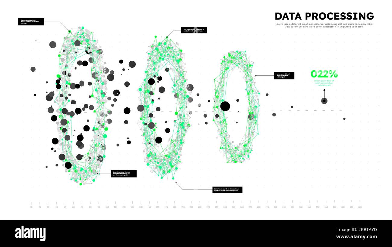 Data processing white banner concept Stock Vector Image & Art - Alamy
