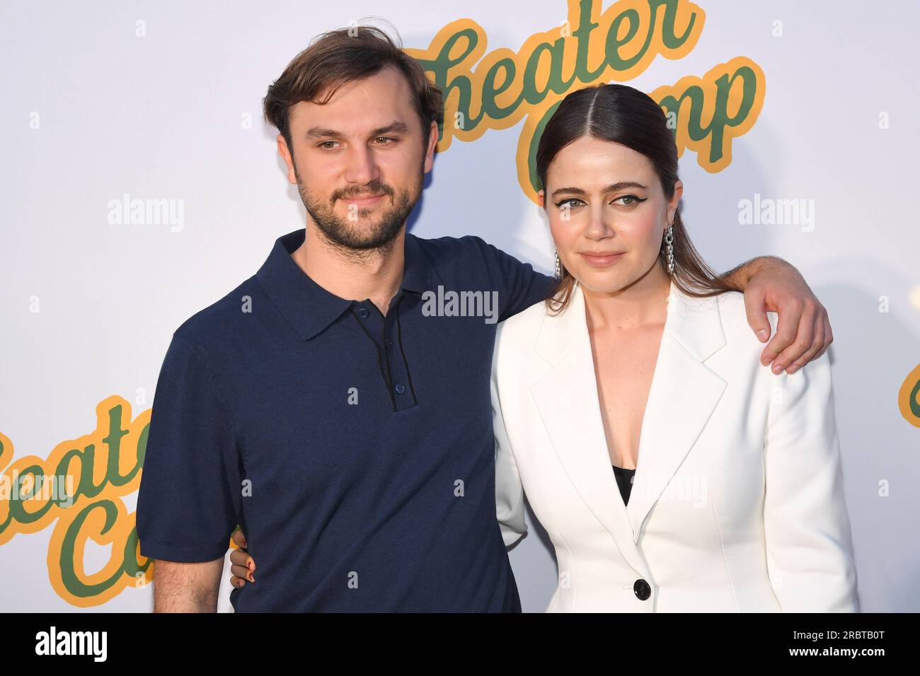 New York, USA. 10th July, 2023. Nick Lieberman and Molly Gordon ...