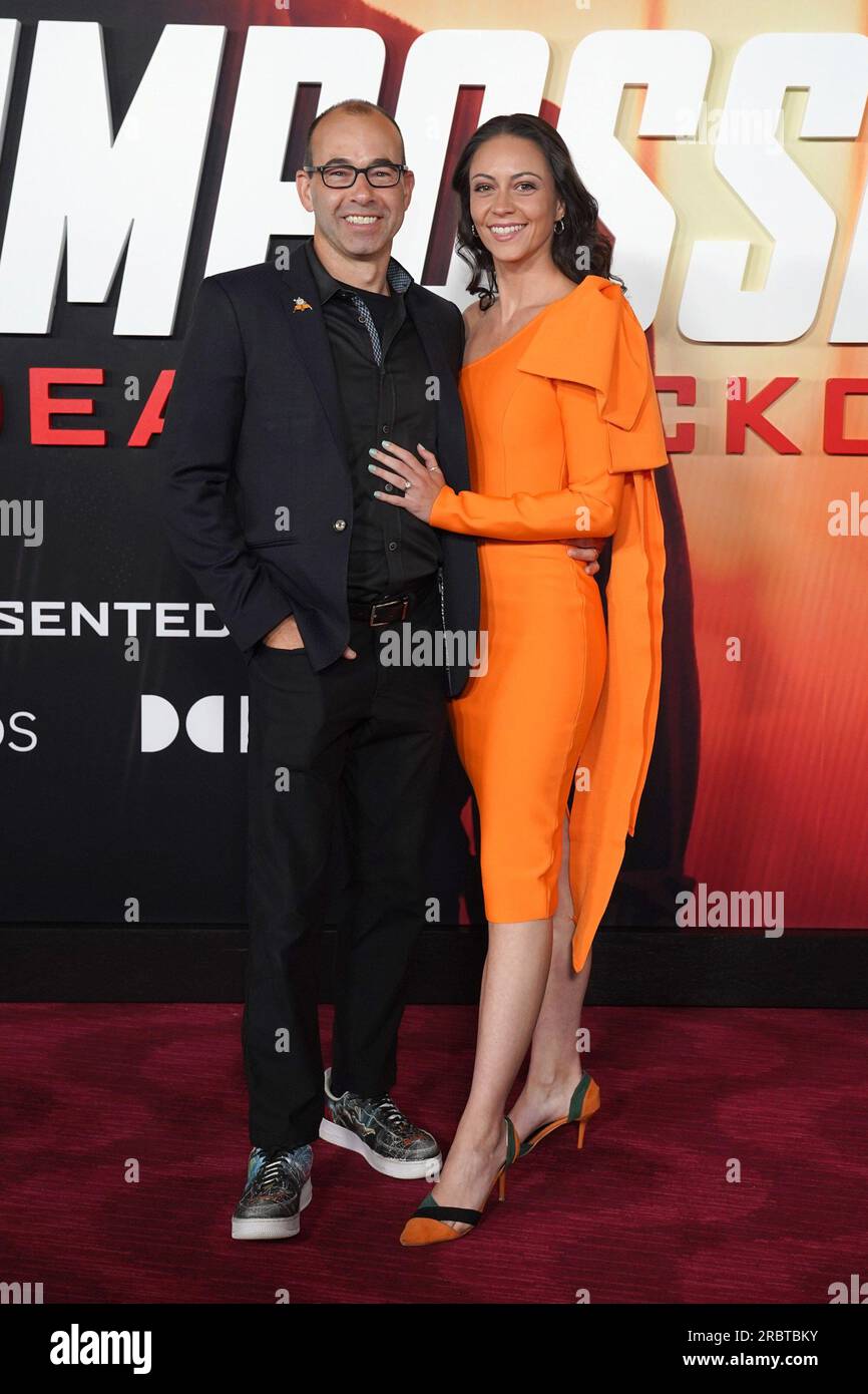 New York, NY, USA. 10th July, 2023. James Murray, Melyssa Davies at ...