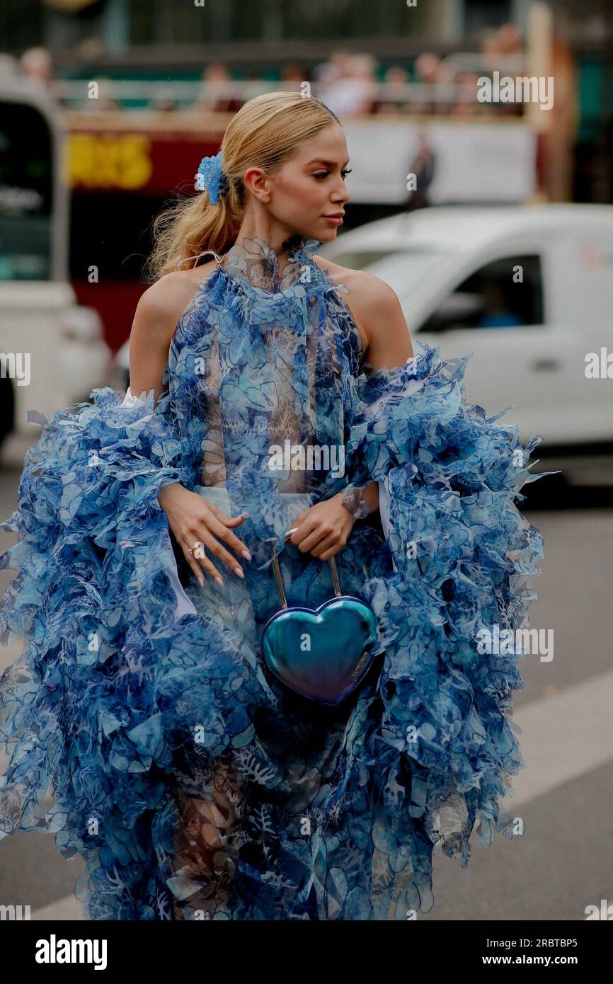 Paris, France. 04th July, 2023. Street style, Jordanna Maia arriving at ...