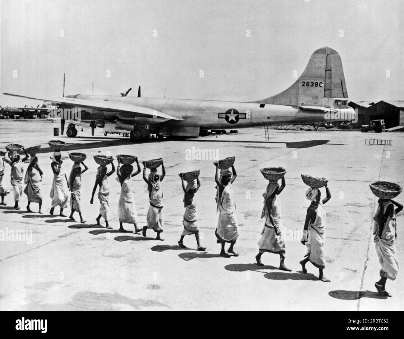 India, June 17, 1944 Indian women work at enlarging the local airport ...