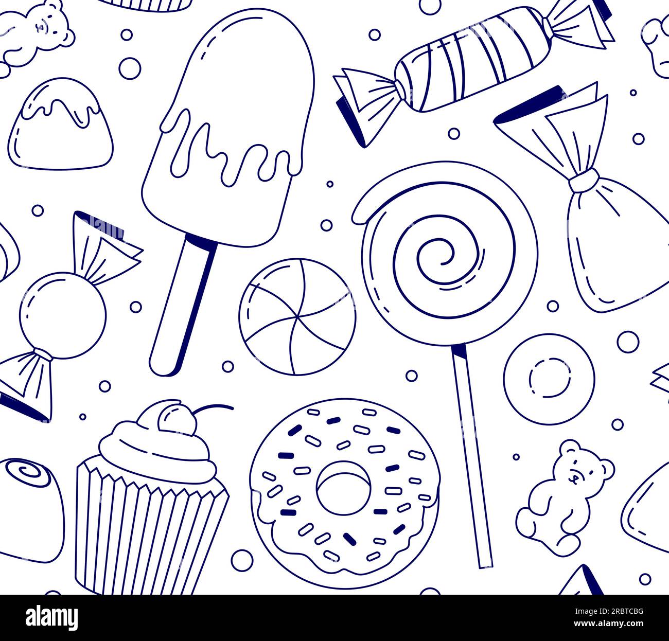 Lollipop heart icon outline Cut Out Stock Images & Pictures - Alamy