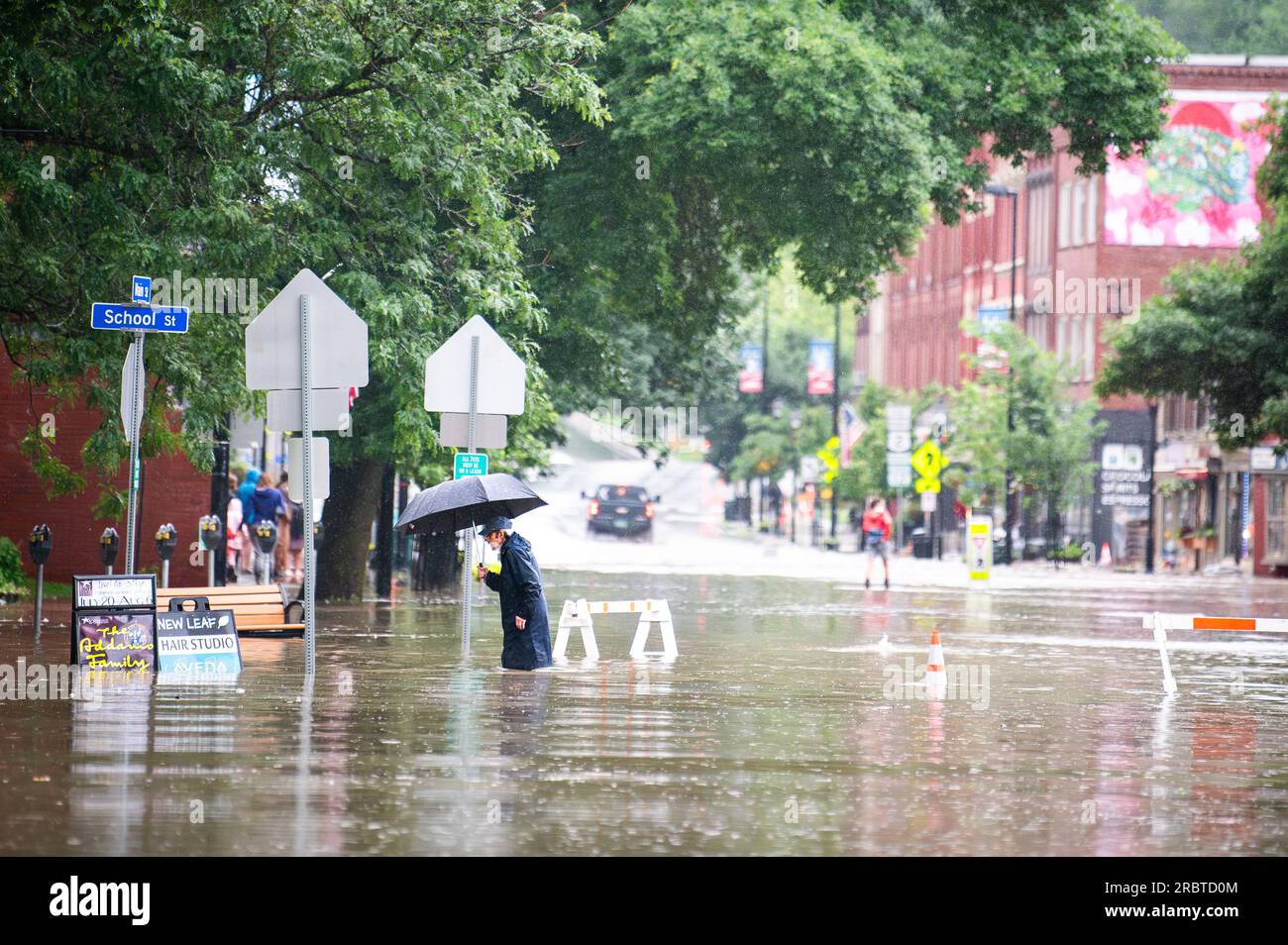 Montpelier vermont flood hi-res stock photography and images - Alamy