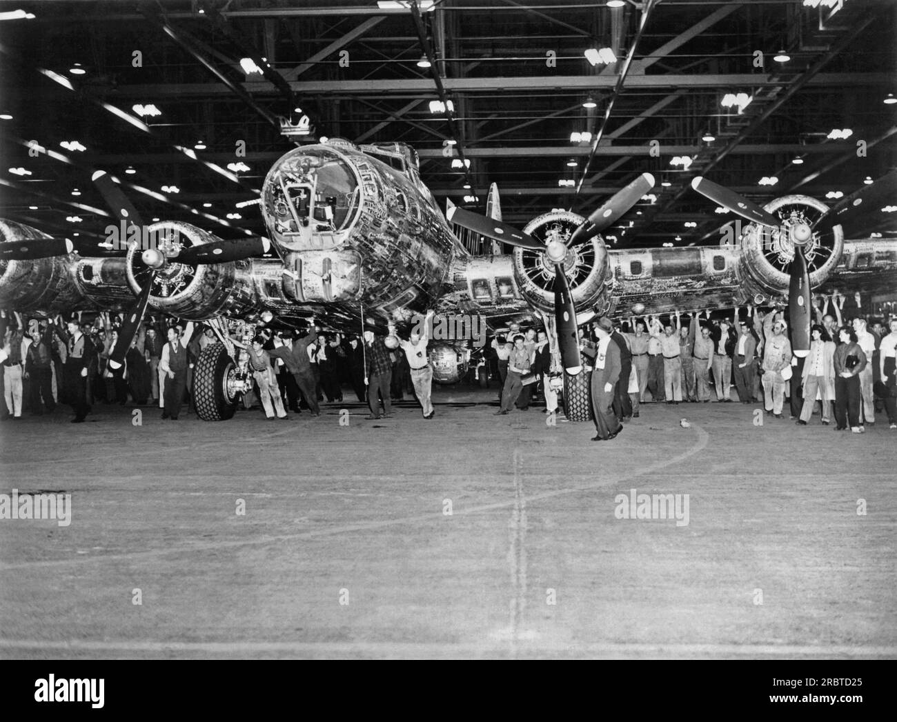 Seattle, Washington: May, 1944. The workers at Plant #2 in Seattle with ...