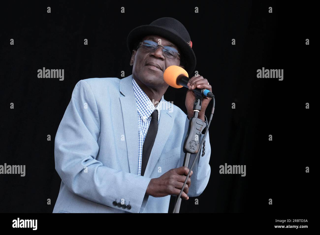 Lets rock 1980s retro revival festival hi-res stock photography and ...