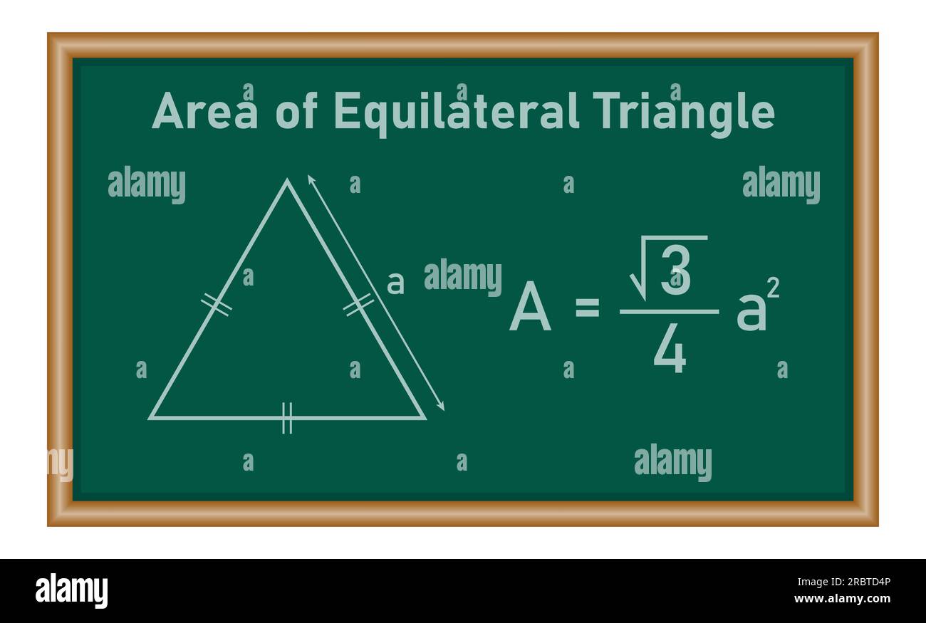 Area Of Equilateral Triangle Formula In Mathematics Mathematics