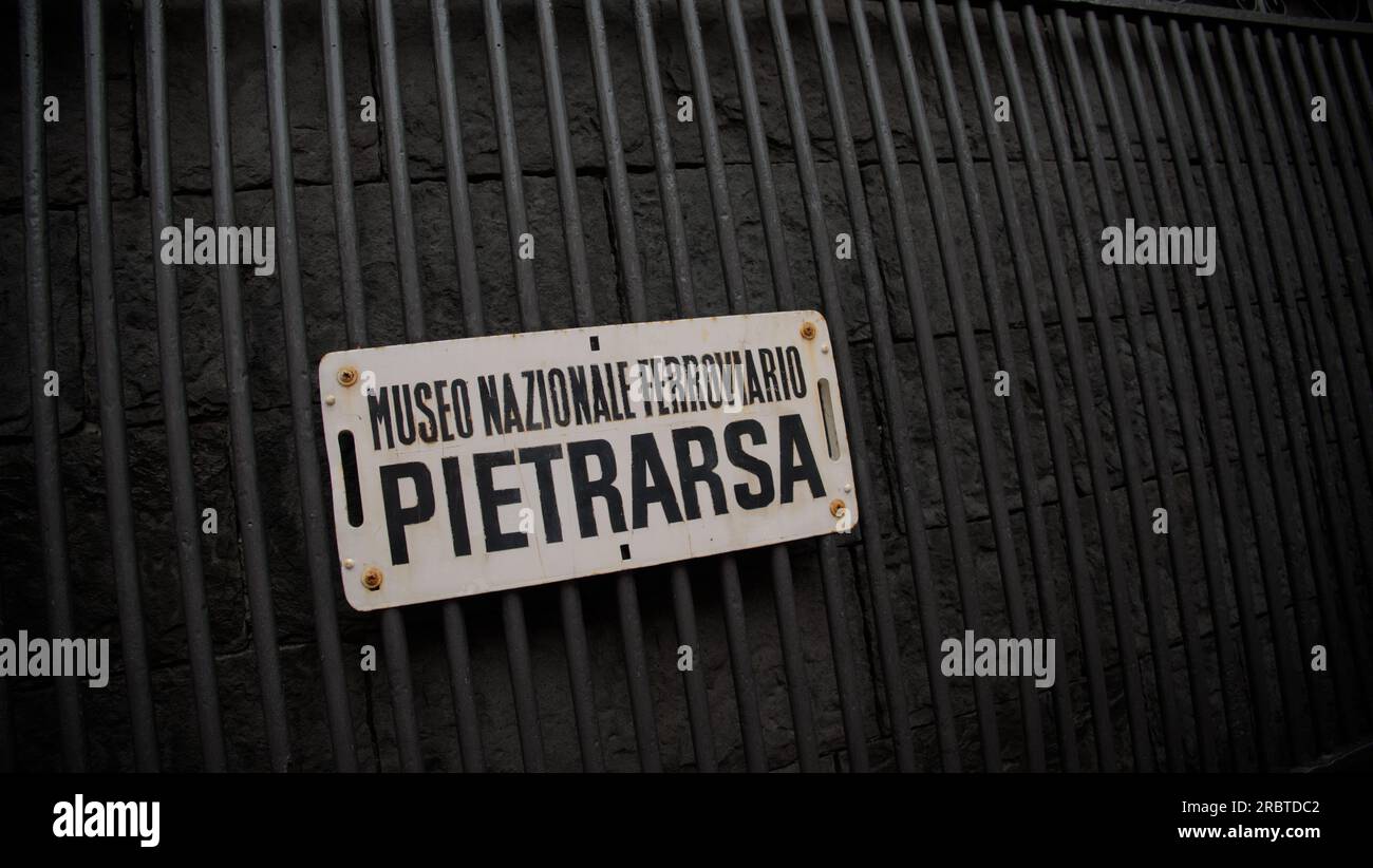 Museo Nazionale Ferroviario di Pietrarsa Stock Photo - Alamy