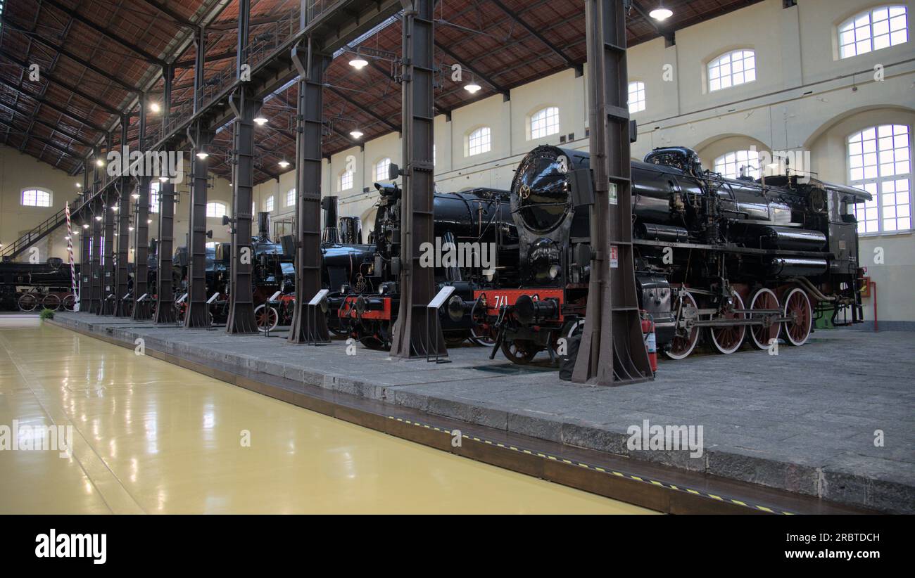 Museo Nazionale Ferroviario di Pietrarsa Stock Photo - Alamy