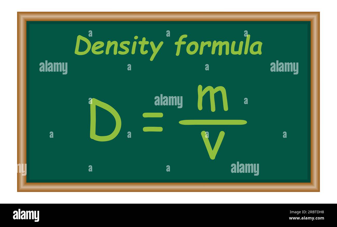 The Density Formula In Chemistry Physics Resources For Teachers And