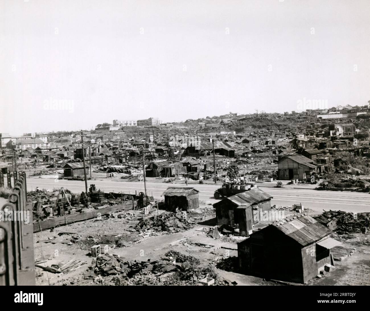 Tokyo, Japan, September 21, 1945 Tokyo's "Shanty Town", where the ...