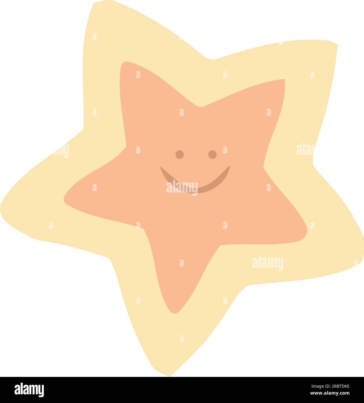 Cute cartoon star shape backdrop Stock Vector Image & Art - Alamy