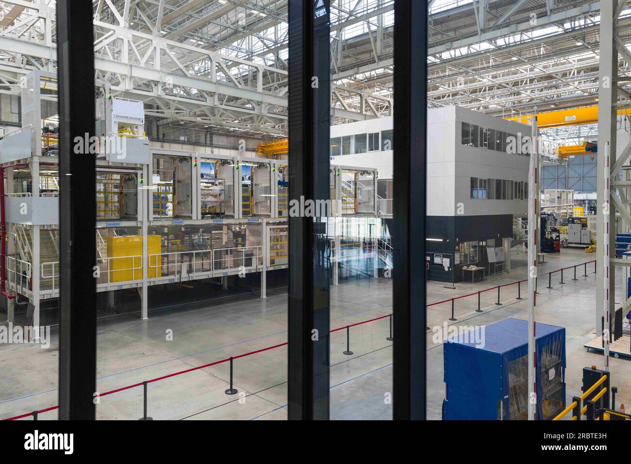 The new final assembly line, Airbus A320-A321 Family. Inauguration of ...