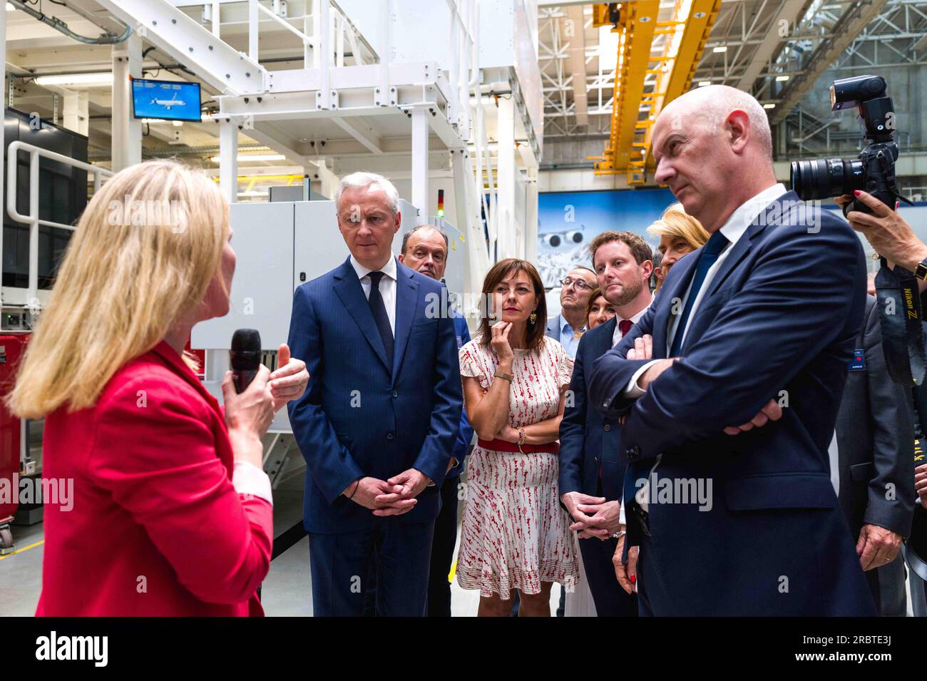 New A320/A321 Family final assembly line (FAL) presented to ministers ...
