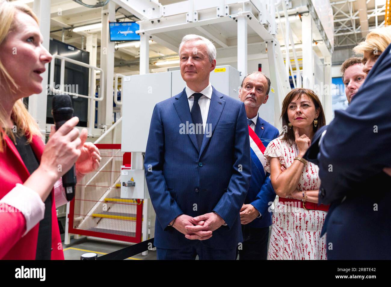 New A320/A321 Family final assembly line (FAL) presented to ministers ...