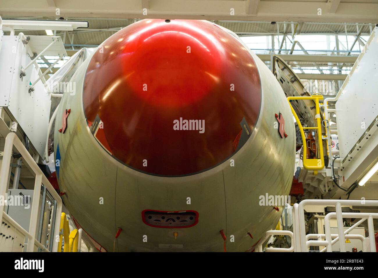 The new final assembly line, Airbus A320-A321 Family. Inauguration of ...