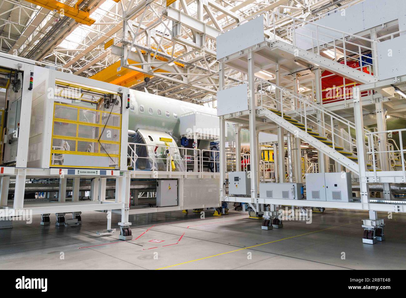 The new final assembly line, Airbus A320-A321 Family. Inauguration of ...