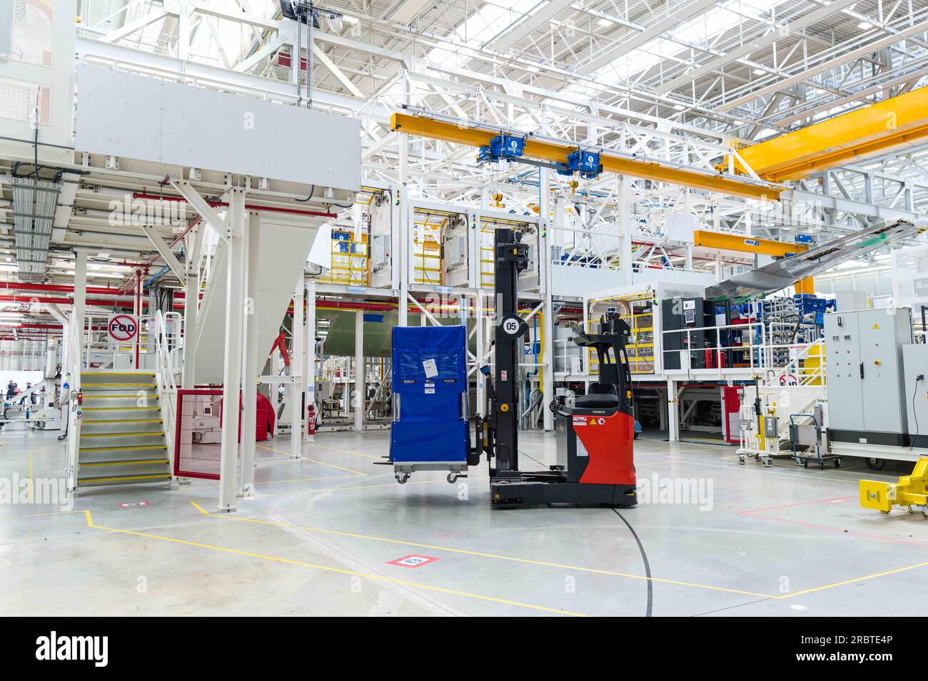 The new final assembly line, Airbus A320-A321 Family. Inauguration of ...