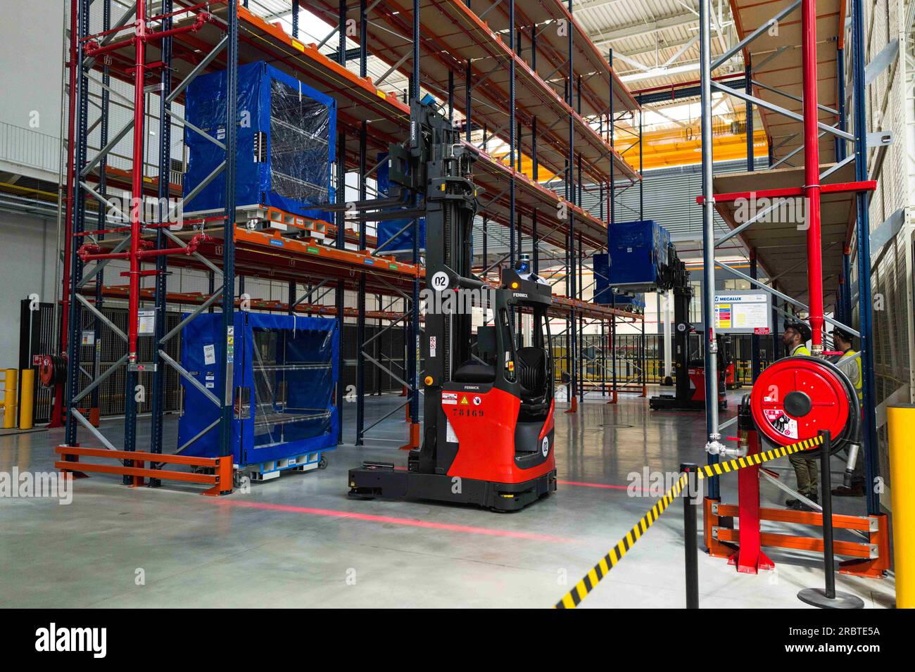 The new final assembly line, Airbus A320-A321 Family. Inauguration of ...