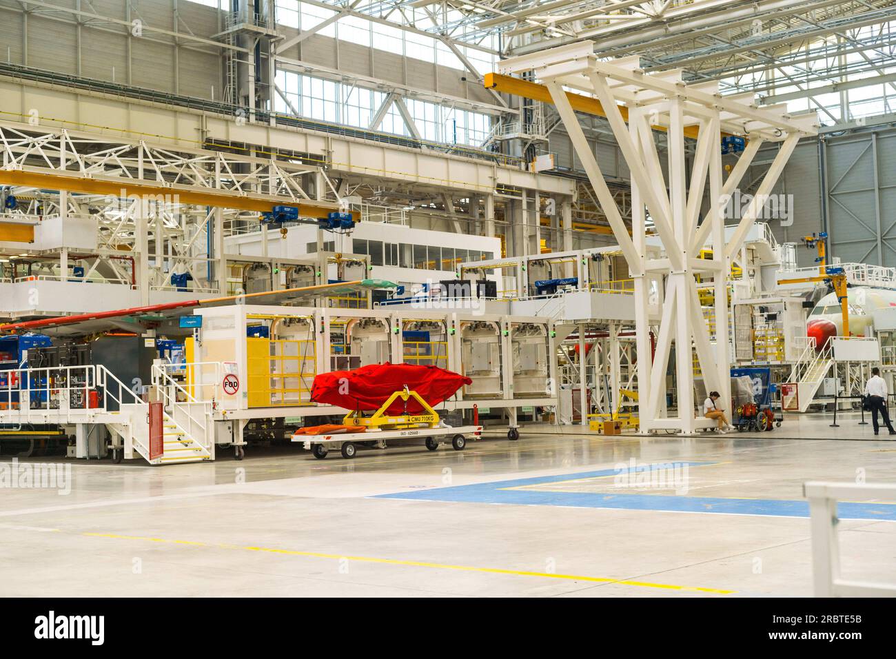 The new final assembly line, Airbus A320-A321 Family. Inauguration of ...