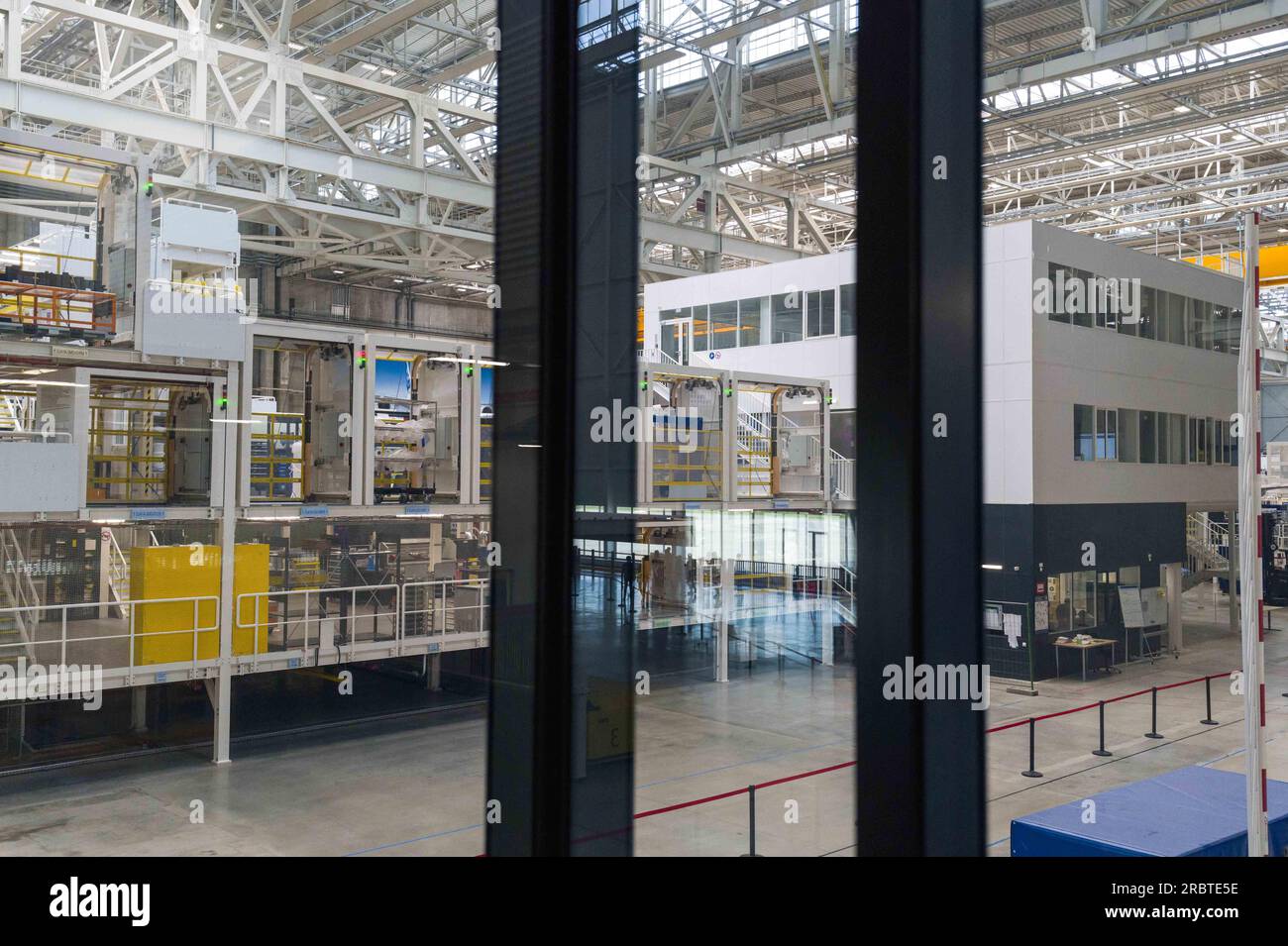 The new final assembly line, Airbus A320-A321 Family. Inauguration of ...