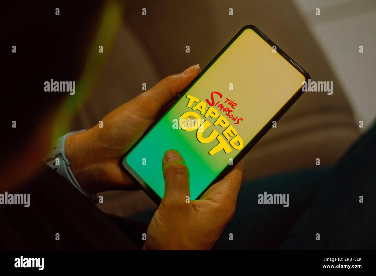 Simpsons logo hi-res stock photography and images - Alamy