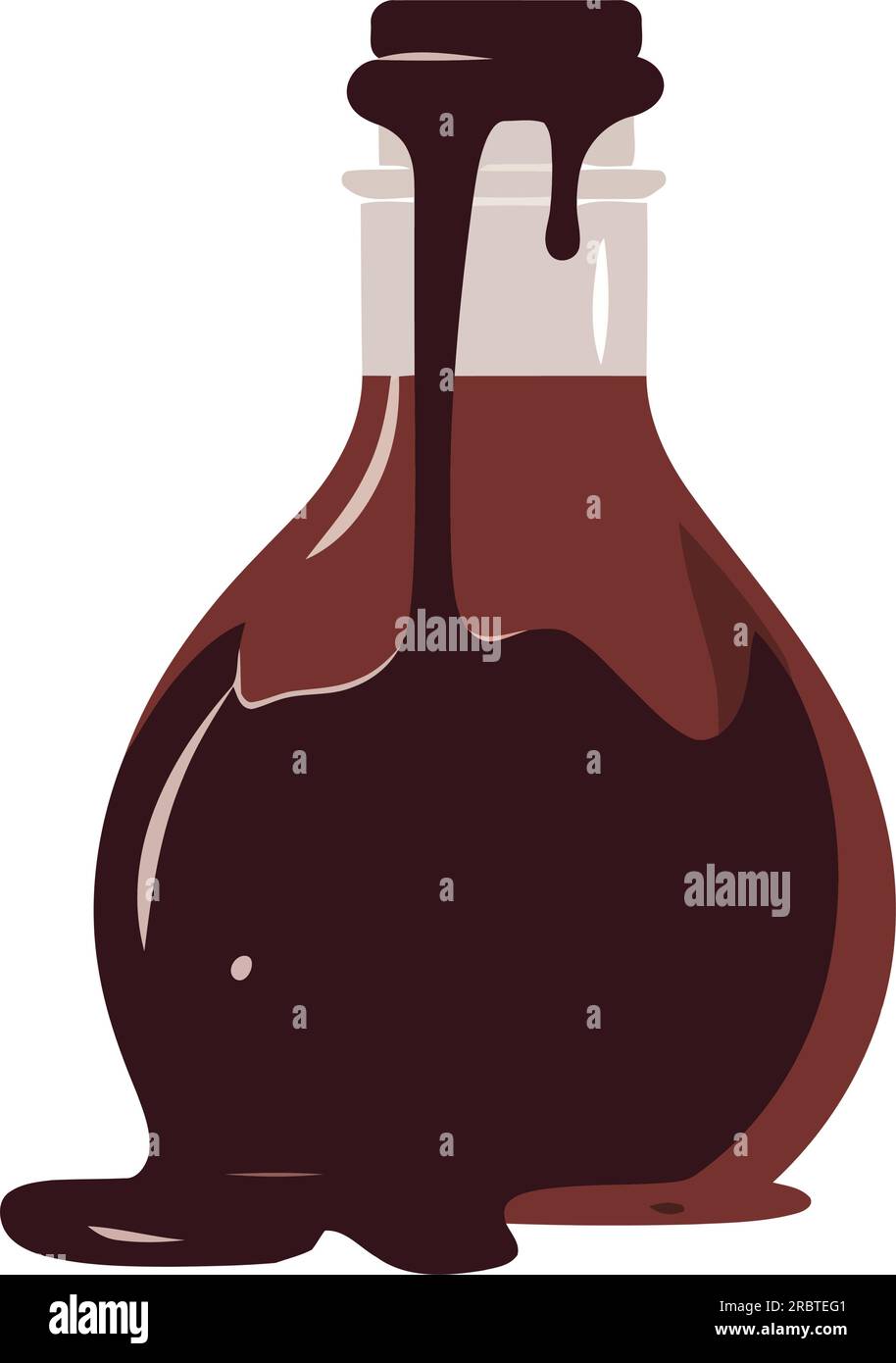 Vector illustration of a drinking liquid chocolate Stock Vector Image ...