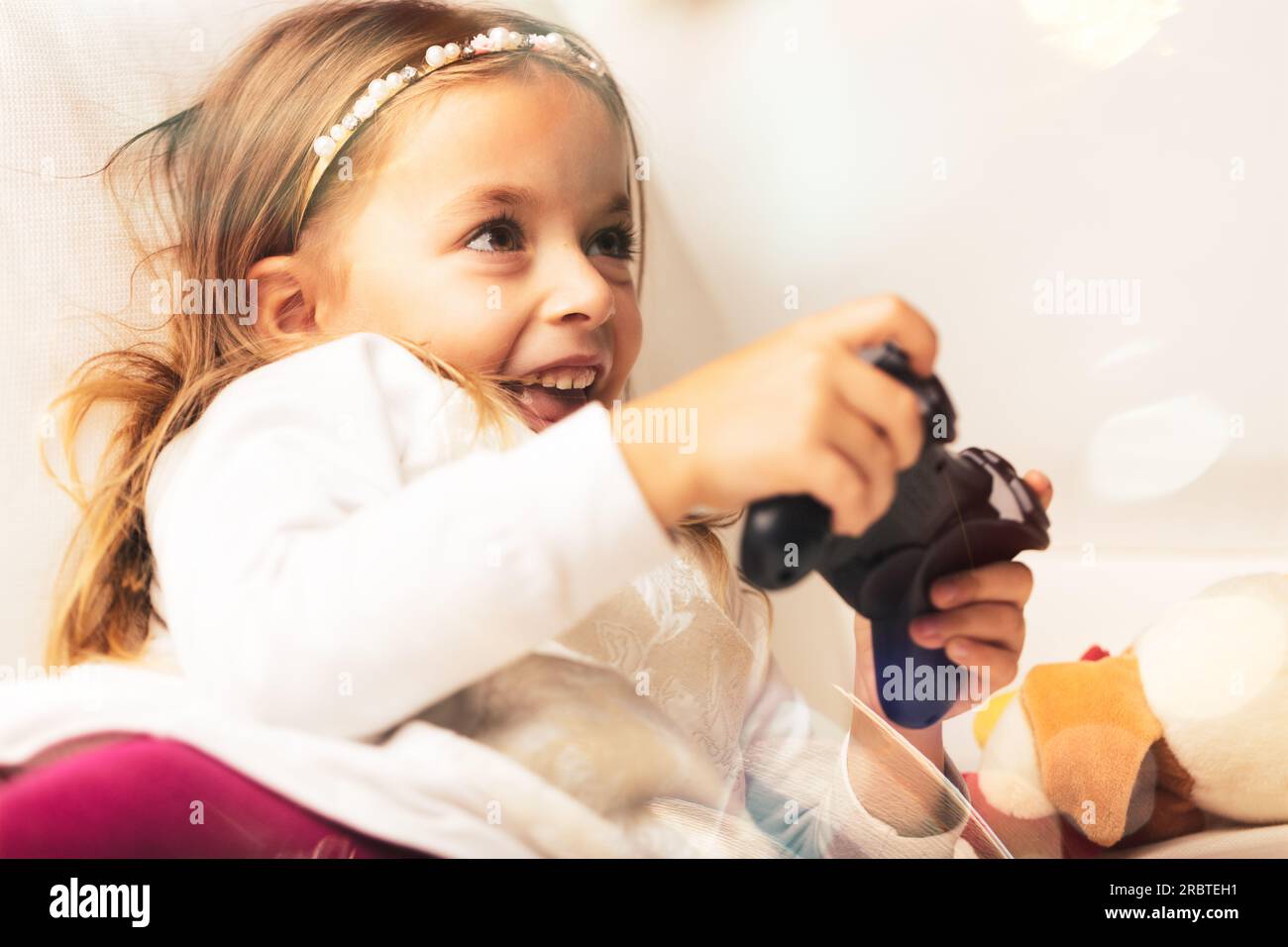 A Girl Finds Joy In Video Games Learning To Tackle Challenges Under