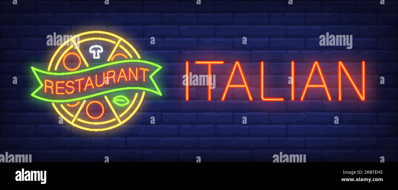 Italian street food flat Stock Vector Images - Alamy