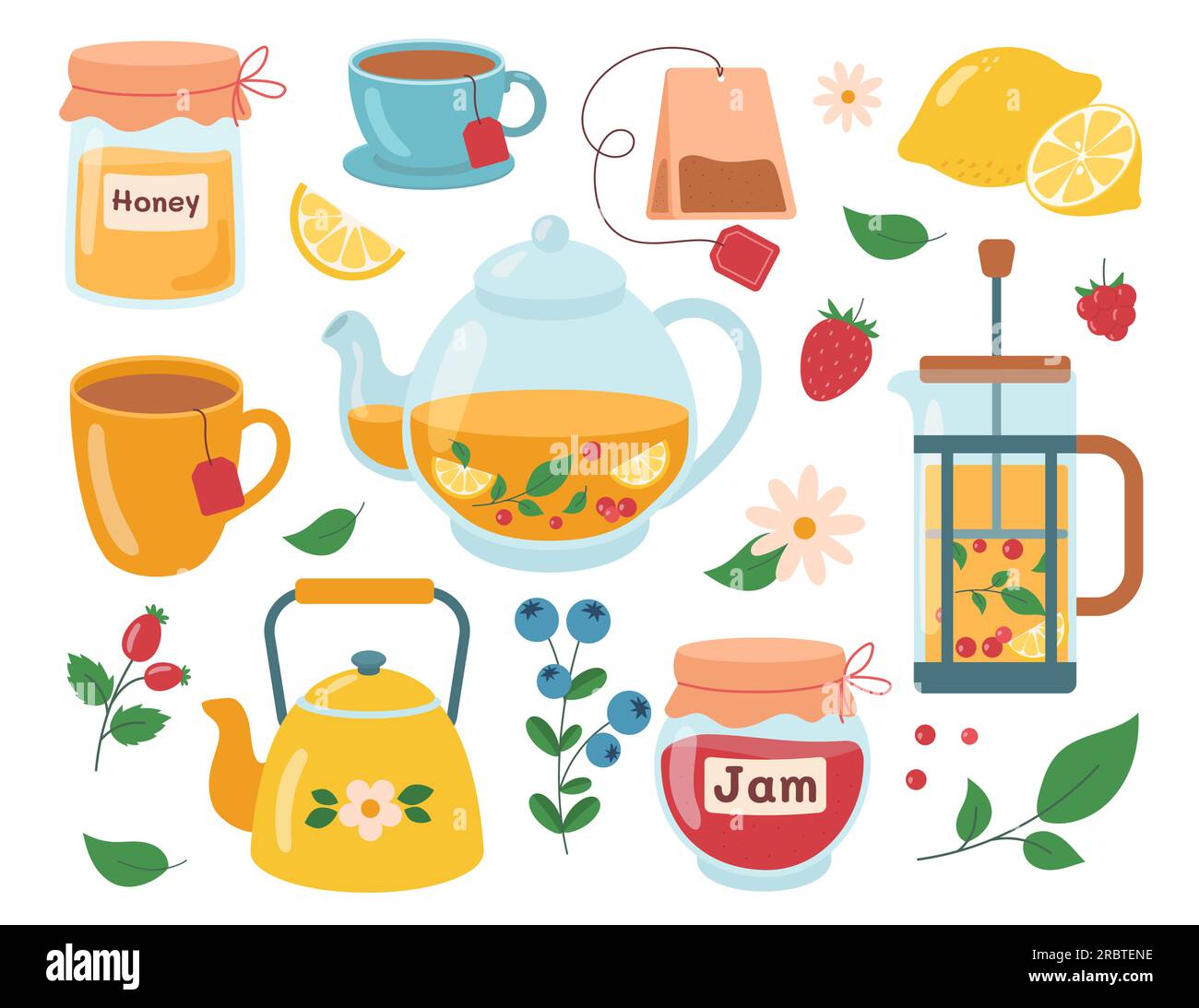 Vintage kitchen items Stock Vector Images - Alamy