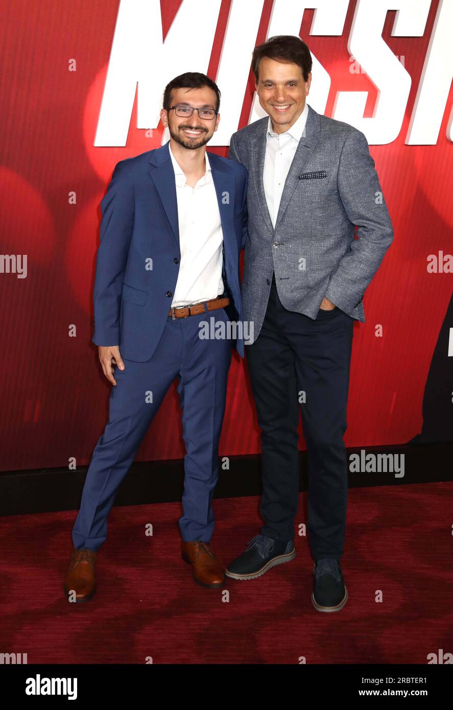 July 10, 2023, New York City, New York, USA: Actor (R) RALPH MACCHIO ...