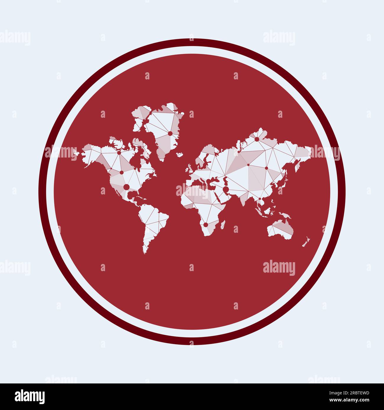 Worldmap logo hi-res stock photography and images - Alamy