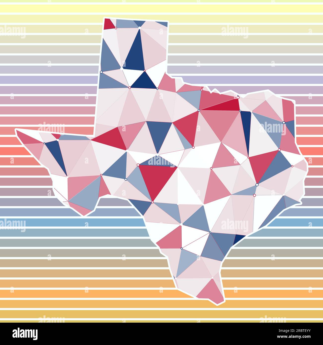 Texas vector illustration. Texas design on gradient stripes background ...