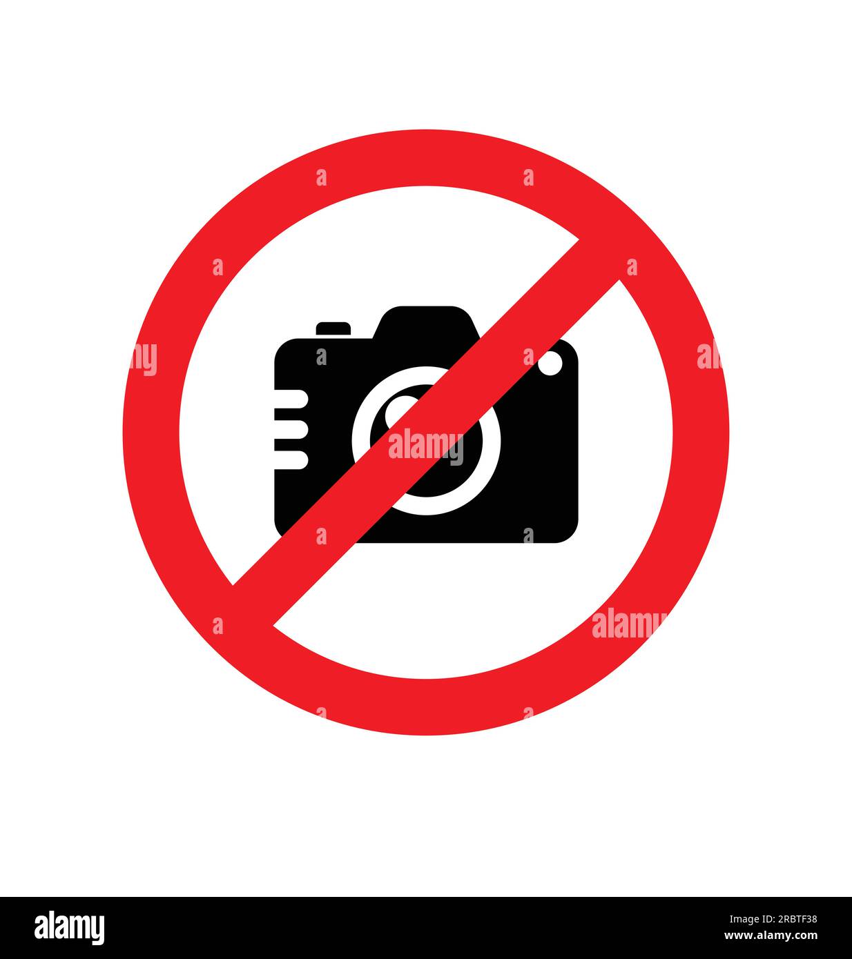prohibited no camera photography permitted sign symbol simple vector ...