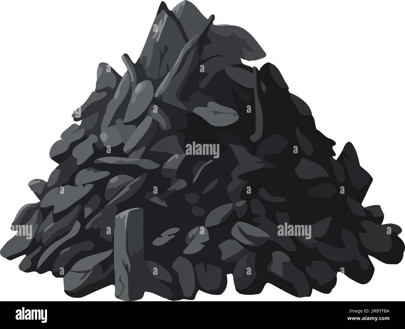 Coal mining industry symbol on black backdrop Stock Vector Image & Art ...