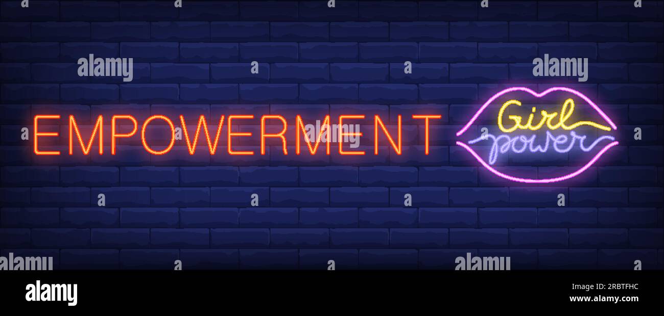 Empowerment neon sign Stock Vector Image & Art - Alamy
