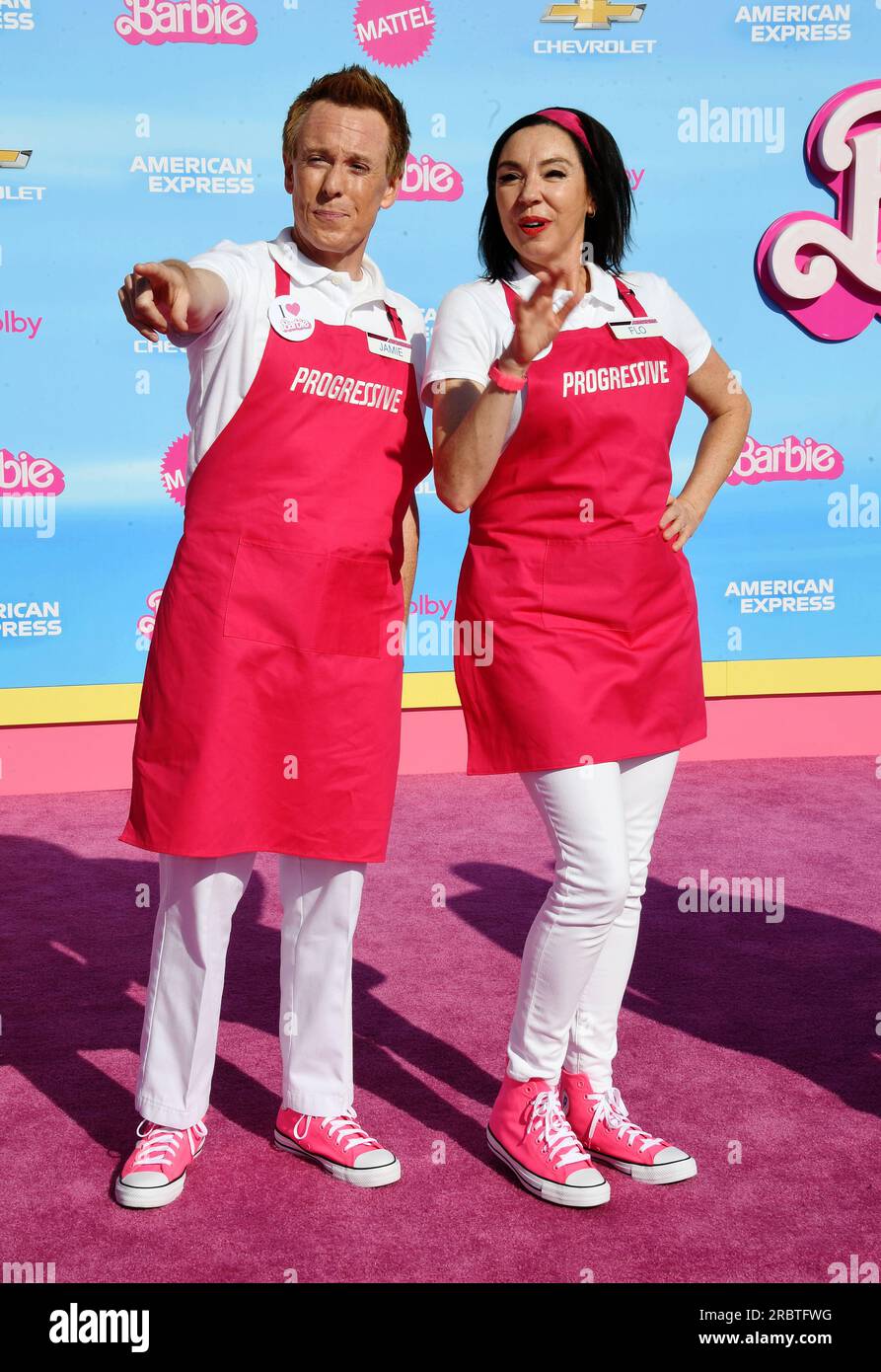 Los Angeles, California, USA. 09th July, 2023. (L-R) Jamie and Flo ...
