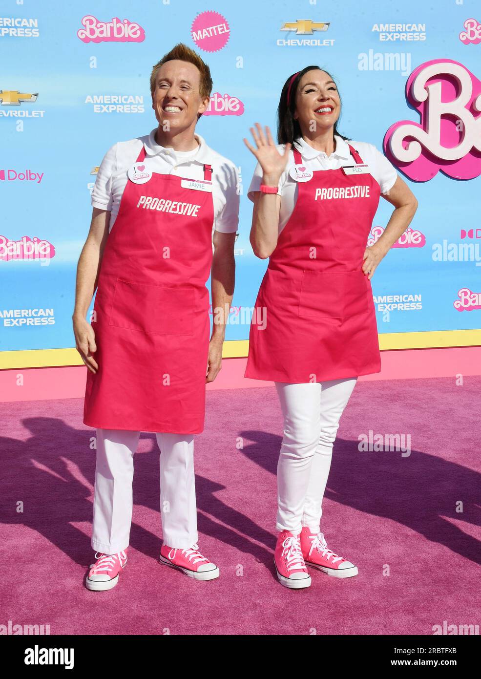 Los Angeles, California, USA. 09th July, 2023. (L-R) Jamie and Flo ...