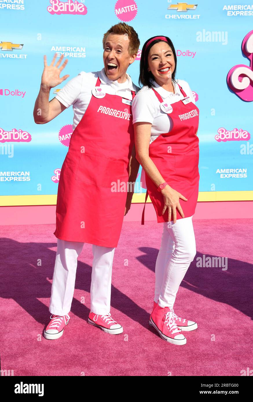 Los Angeles, California, USA. 09th July, 2023. (L-R) Jamie and Flo ...