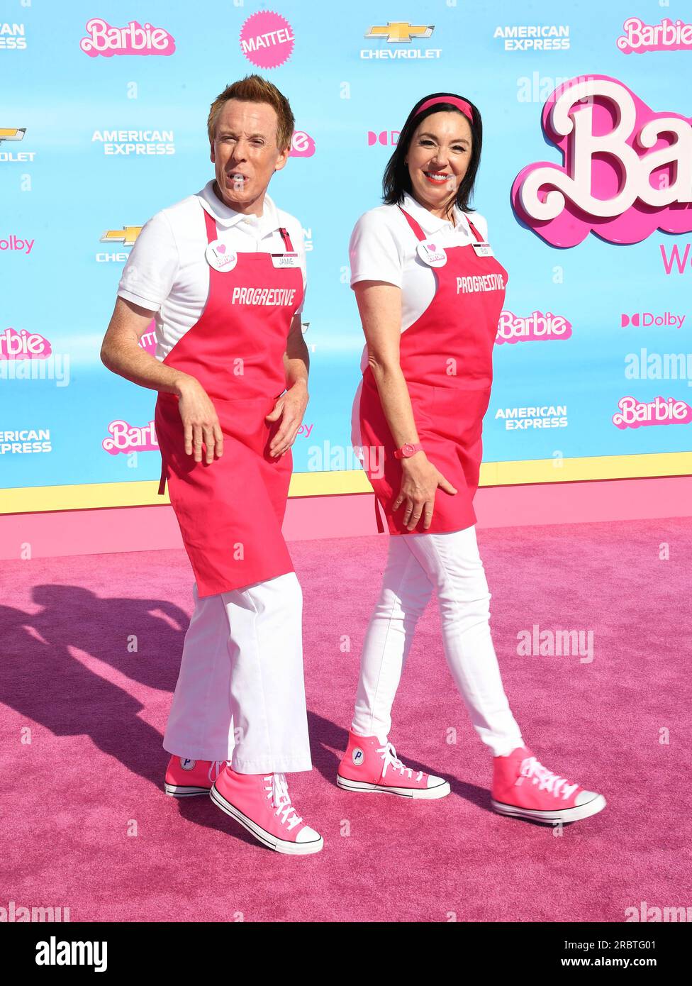 Los Angeles, California, USA. 09th July, 2023. (L-R) Jamie and Flo ...