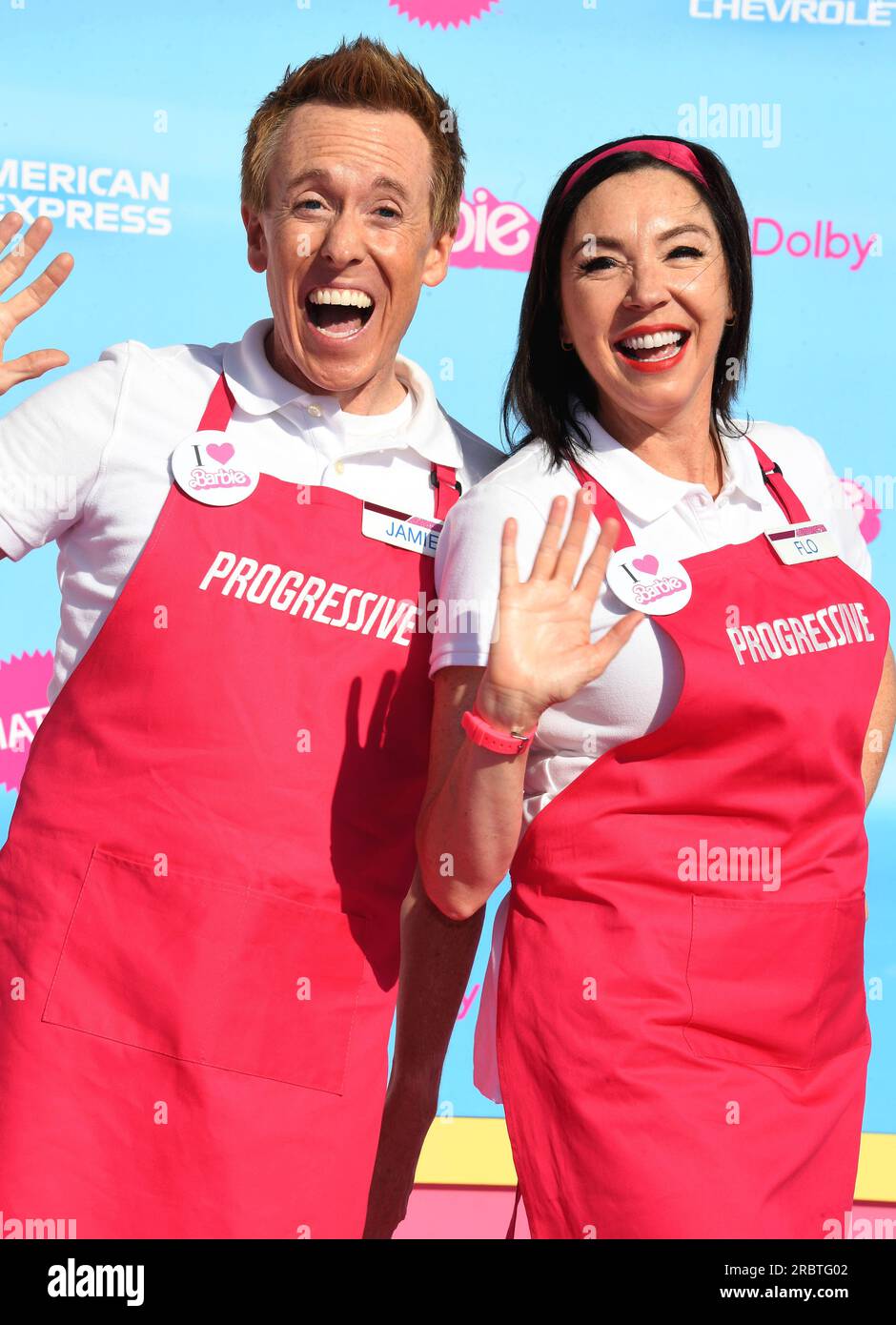 Los Angeles, California, USA. 09th July, 2023. (L-R) Jamie and Flo ...