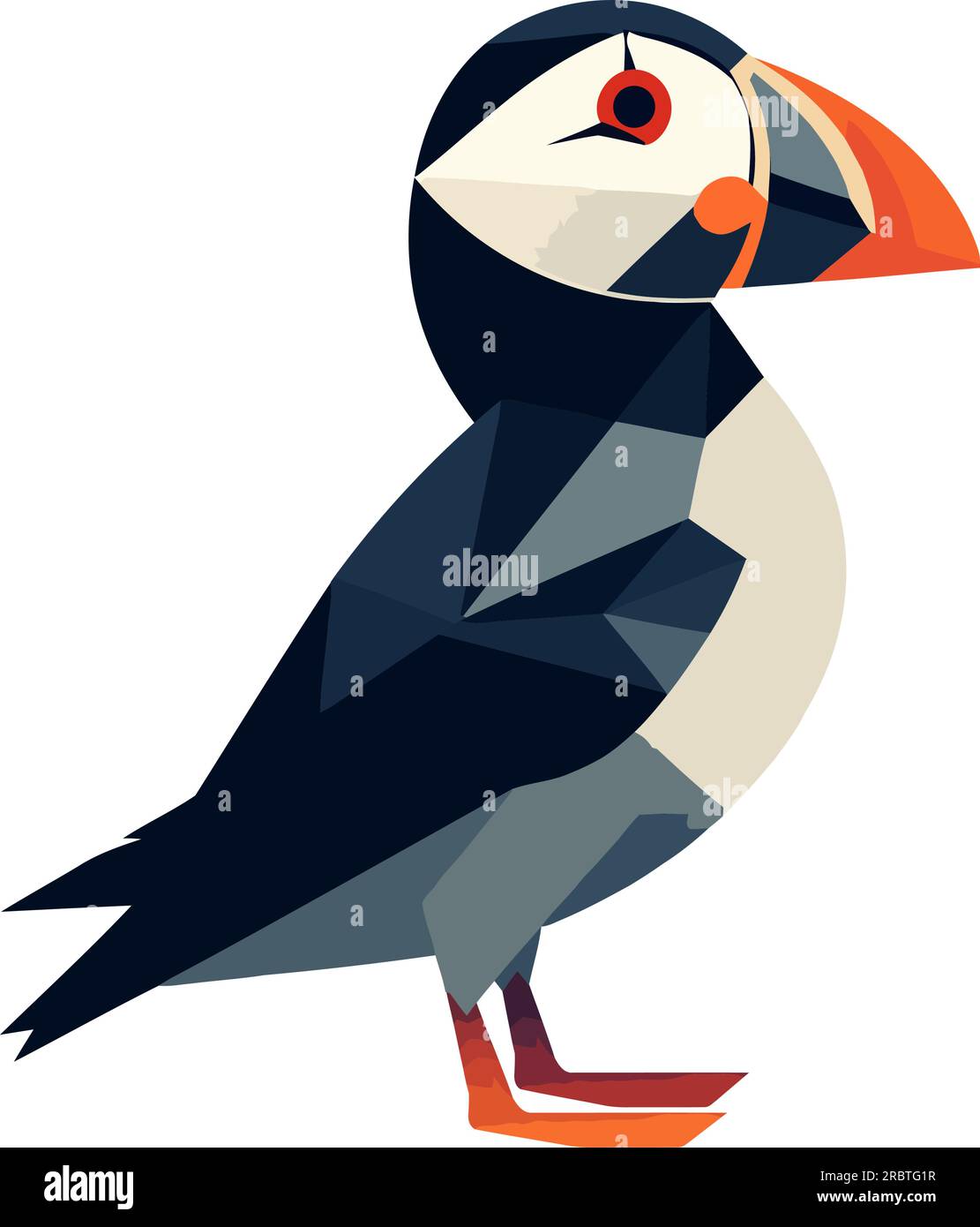 Beautiful puffin Stock Vector Images - Alamy