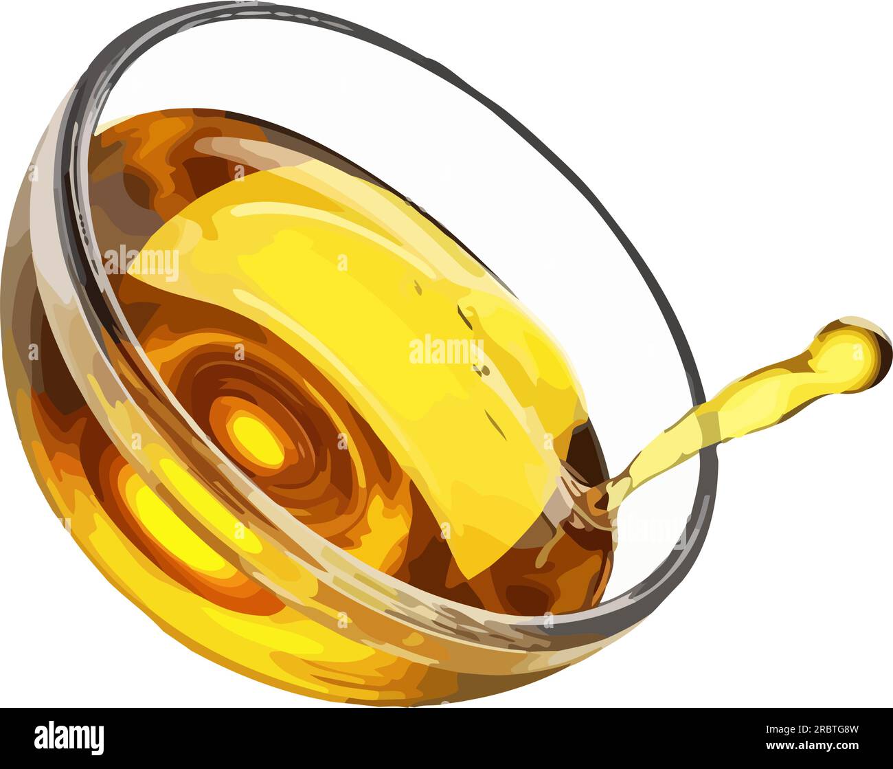 Golden honey pouring from jar Stock Vector Image & Art - Alamy